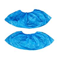 China Hand Made/Machine Made Hospital Use Disposable Medical CPE plastic Shoe Cover for sale