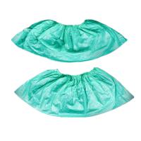 China Hand Made/Machine Made Hospital Use Disposable Medical CPE plastic Shoe Cover for sale