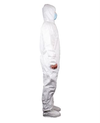China Paint Spray Hospital Waterproof Medical MP Coverall With Hood And Elastic Wrist for sale