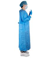 China No Burr Medical Surgical Gown Wearing Resistant With Ultrasonic Heat Seal for sale