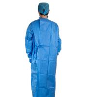 China No Burr Medical Surgical Gown Wearing Resistant With Ultrasonic Heat Seal for sale