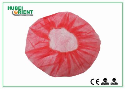 China Waterproof Handmade PE Disposable Head Cap With Elastic Band for sale
