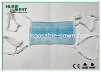China Non Irritating Tie On Non Woven Disposable Face Mask For Clinic for sale