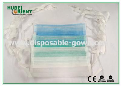 China Customized Disposable Surgical Face Mask With Tie-on For Hospital/Pharmacy/Dental Clinic for sale