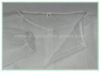 China Medical Non-Woven Disposable Lab Coats/Lab Coat For Workers With White Or Blue Color for sale