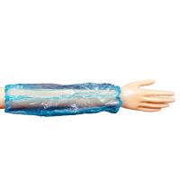 China Home / Commercial Oil Proof PE Plastic Oversleeves Disposable Adult Size Waterproof for sale