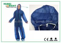 China Anti Virus Invading SMS Disposable Coveralls For Surgical Staff for sale