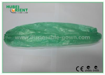 China Oil-Proof Disposable Plastic Arm Sleeves Flexible With Polyethene Material Approved MDR CE for sale