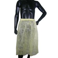 China Spa Use Soft Nonwoven Ladies PP Disposable Skirt For Beauty Salon for sale