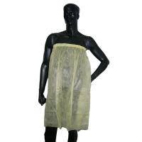 China Spa Use Soft Nonwoven Ladies PP Disposable Skirt For Beauty Salon for sale