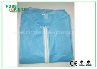 China Colored with Zip Closure Medical use Lab Coats For Workers/Lightweight Lab Protective Clothing for sale