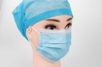 China ASTM-F2100 Level 3 Disposable Surgical Earloop Face Mask 3ply Nonwoven Medical for sale