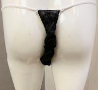 China Disposable Male T Back Umderwear Free Size Black PP Nonwoven Underwear for sale