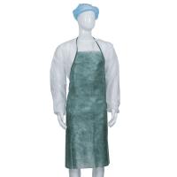 China Hygiene Disposable Sleeveless Non Woven Apron for Kitchen / Food Industry for sale