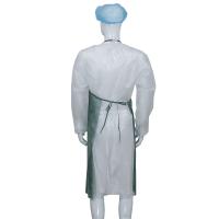 China Hygiene Disposable Sleeveless Non Woven Apron for Kitchen / Food Industry for sale