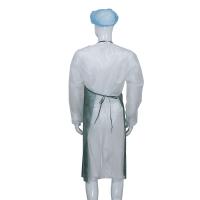 China Lightweight Disposable PP Non Woven Sleeveless Apron For Food Industry Unisex Adult for sale