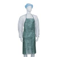 China Lightweight Disposable PP Non Woven Sleeveless Apron For Food Industry Unisex Adult for sale