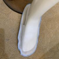 China Hotel / Spa / Beauty Salon Thread Sewing PP Non Woven Closed Top Slippers Disposable for sale