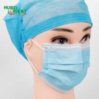China FDA Standard 510(K) Three Layers Blue Disposable Earloop Face Mask for sale