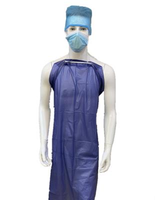 China Waterproof Disposable PVC Apron With Ties for Factory / Food Industry for sale