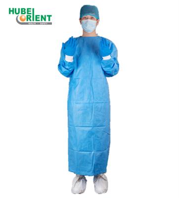 China High Protection Disposable Use Surgical Gown With AAMI PB70 Level-3 Standard for sale