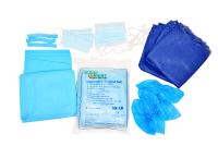 China Disposable Surgical Kits With  Surgical Gown/Gloves/Surgical Mask/Surgical Cap for sale