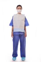 China China Wholesale Medical Use Bibs Disposable Wateproof PE Tissued Dental Bibs for sale