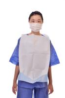 China China Wholesale Medical Use Bibs Disposable Wateproof PE Tissued Dental Bibs for sale