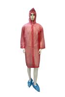 China Blue/Purple/Yellow/Red Disposable EVA Raincoat With Hood For Adult/Children for sale