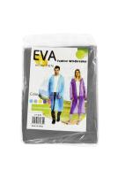 China Blue/Purple/Yellow/Red Disposable EVA Raincoat With Hood For Adult/Children for sale