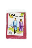 China Blue/Purple/Yellow/Red Disposable EVA Raincoat With Hood For Adult/Children for sale