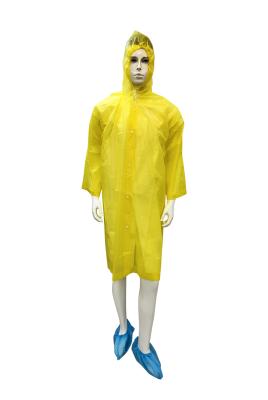 China Adult/Children Use Disposable EVA Waterproof Raincoat With Multiple Colors for sale
