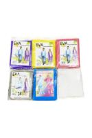 China Adult/Children Use Disposable EVA Waterproof Raincoat With Multiple Colors for sale
