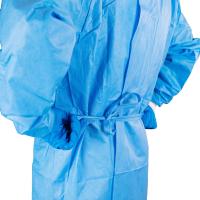 China FDA Standard 510(K) AAMI PB70 Level-3 Blue Disposable Surgical Gown for sale