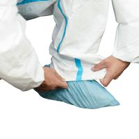China EN14126 EU Standard Type 4B/5B/6B Disposable PPE Protective Microporous Film Coverall for sale