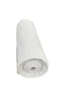 China Machine Made Waterproof Long Sleeves Disposable PE Work Gown With Roll Packaging for sale