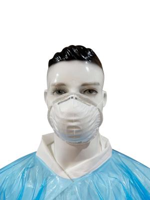 China EN149 FFP2 Standard Valve-free Disposable Use Cup-shaped Dust Mask With Headbands for sale