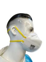 China EN149 FFP3 Folded Respirator Valve-Free Headband Dust Mask With Adjustable Strap Buckle for sale