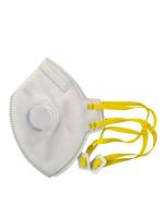 China EN149 FFP3 Folded Respirator With Exhalation Valve And Adjustable Headband for sale