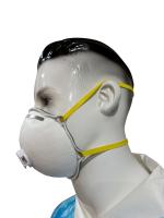 China EN149 FFP3 Cup-shaped Disposable Respirator With Exhalation Valve Headbands Protective Dust Mask for sale