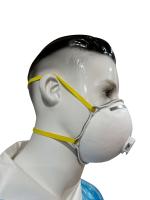 China EN149 FFP3 Cup-shaped Disposable Respirator With Exhalation Valve Headbands Protective Dust Mask for sale