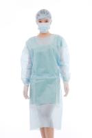 China Breathable 40gsm Disposable Surgical Isolation Gown OEM With Elastic Wrist for sale