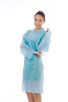 China PP/SMS/MP/Tyvek Disposable Lab Coat Medical Non Woven Labcoats With Velcro For Nurse Hospital for sale