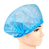 China 25gsm Non-Woven Double Elastic Disposable Round Head Cap Medical Doctor/Nurse Cap for sale