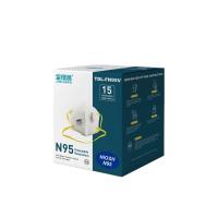 China NIOSH N95 White Folded Shape Respirator With Exhalation Valve For Industrial protection for sale