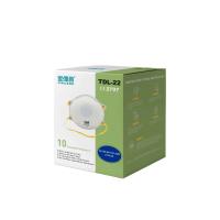 China EN149 FFP3 Cup-shaped Disposable Respirator With Exhalation Valve Headbands Protective Dust Mask for sale