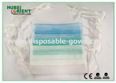 China Type IIR Tie On Single Use Nonwoven Face Mask for sale