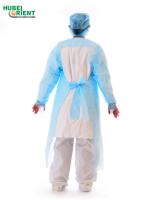 China Free Size Disposable CPE Protective Gown With Long Sleeves for sale