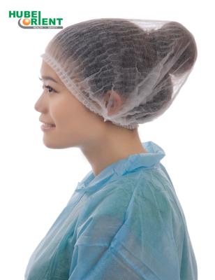 China Anti Dust Double Elastic Nonwoven Polypropylene Disposable Mob Cap for sale