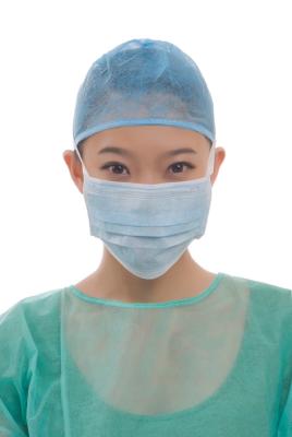 China Tie On Medical Disposable Nonwoven Face Mask For Hospital for sale
